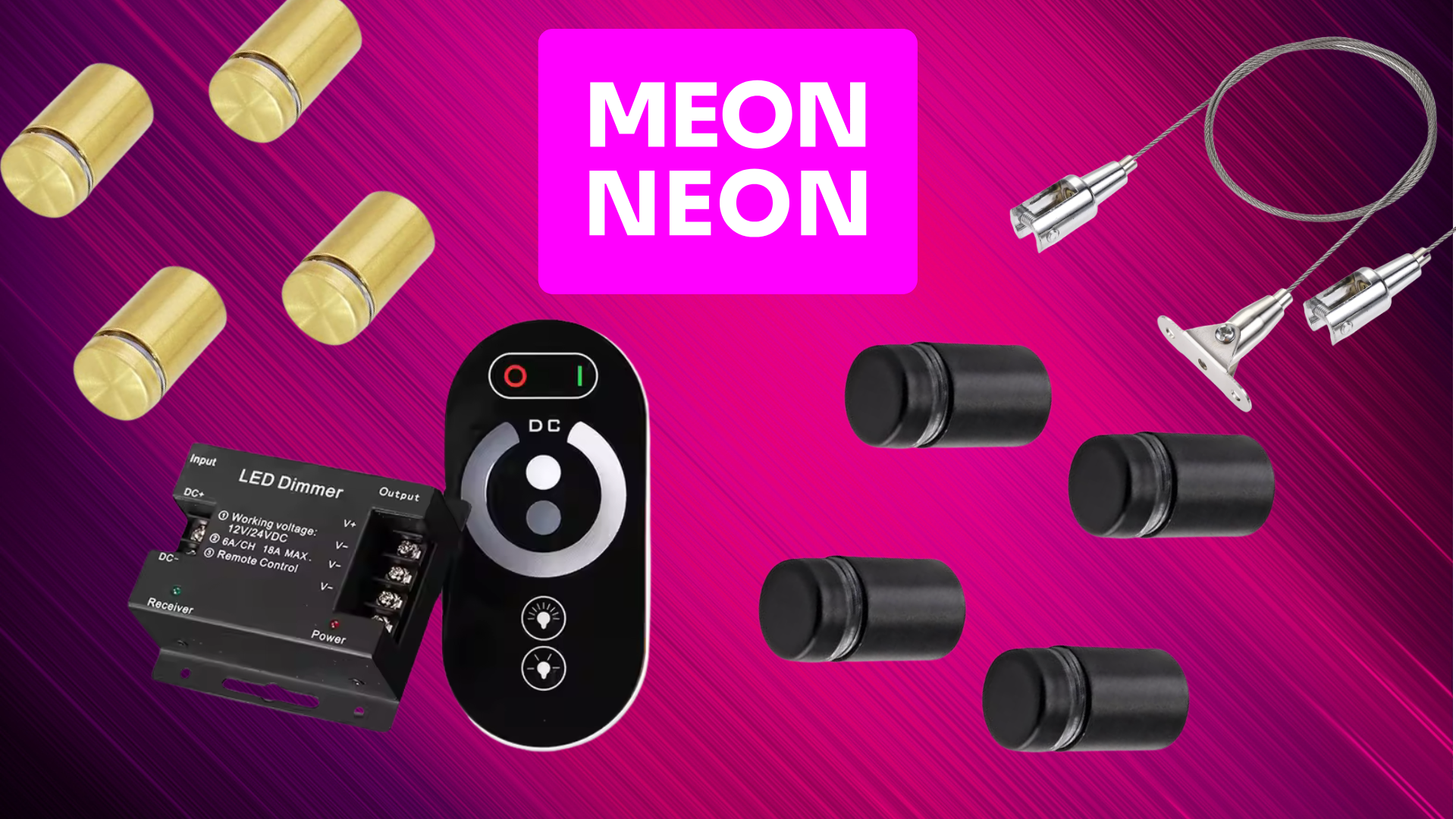LED Neon Parts & Hardware – MEON NEON