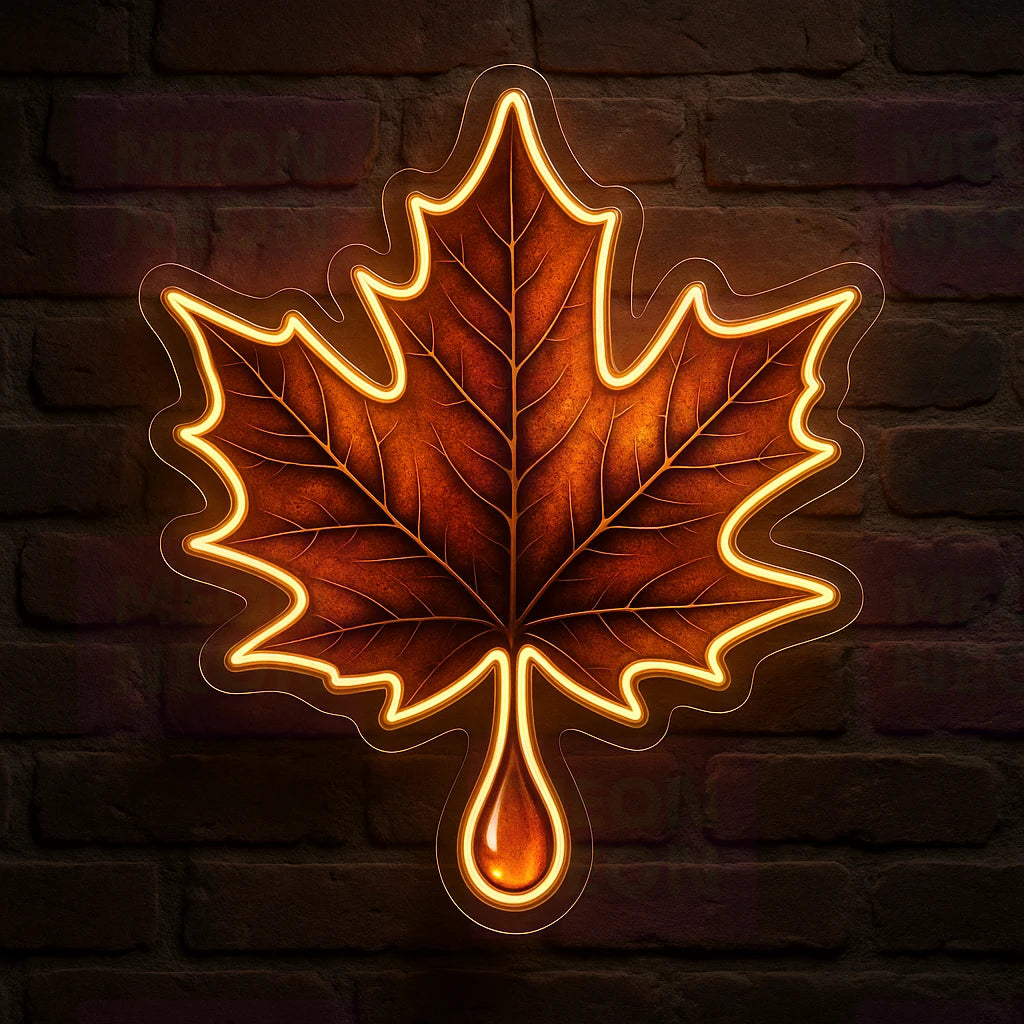 Maple Syrup Drip LED Neon Sign – MEON NEON
